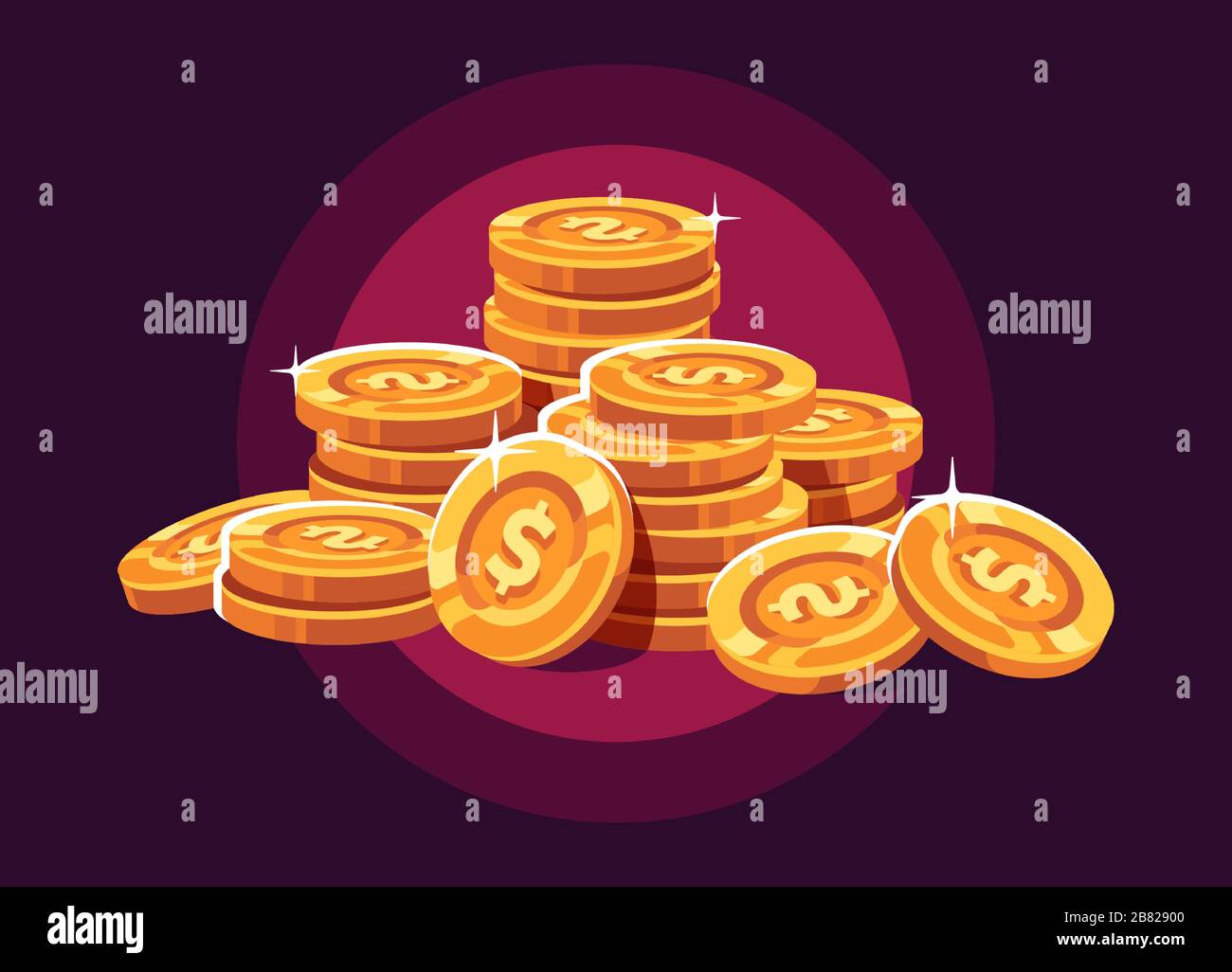 Coin pile hi-res stock photography and images - Alamy