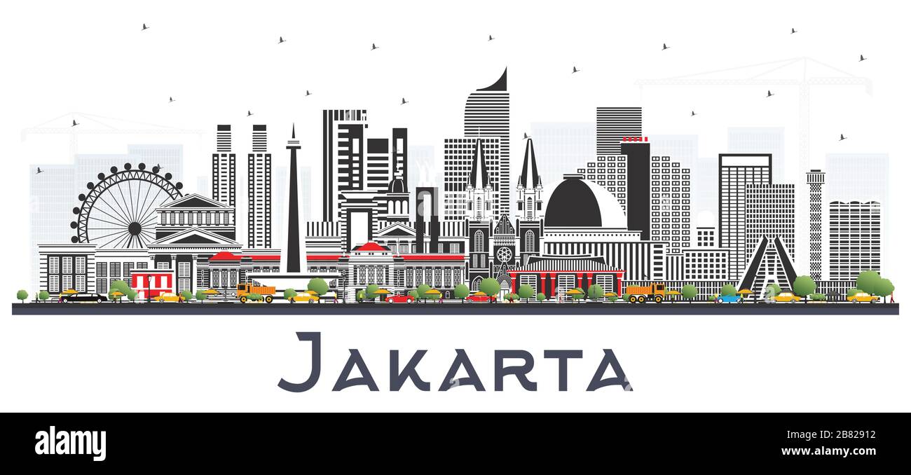 Capital city of jakarta Stock Vector Images - Alamy