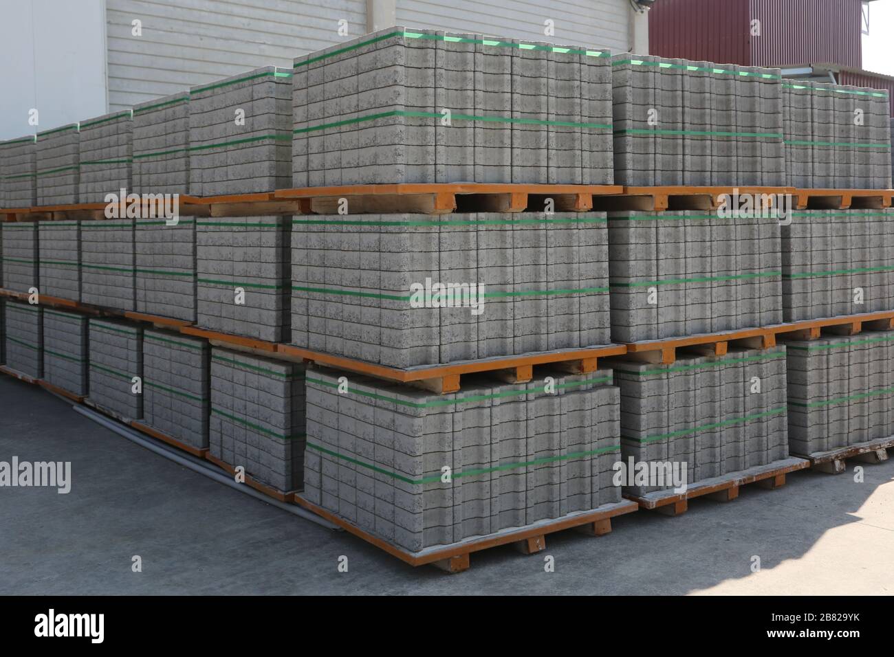 A paving stone factory in Turkey Stock Photo - Alamy