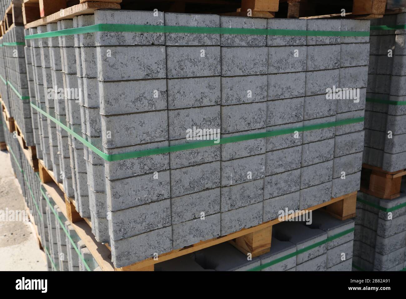 A paving stone factory in Turkey Stock Photo - Alamy