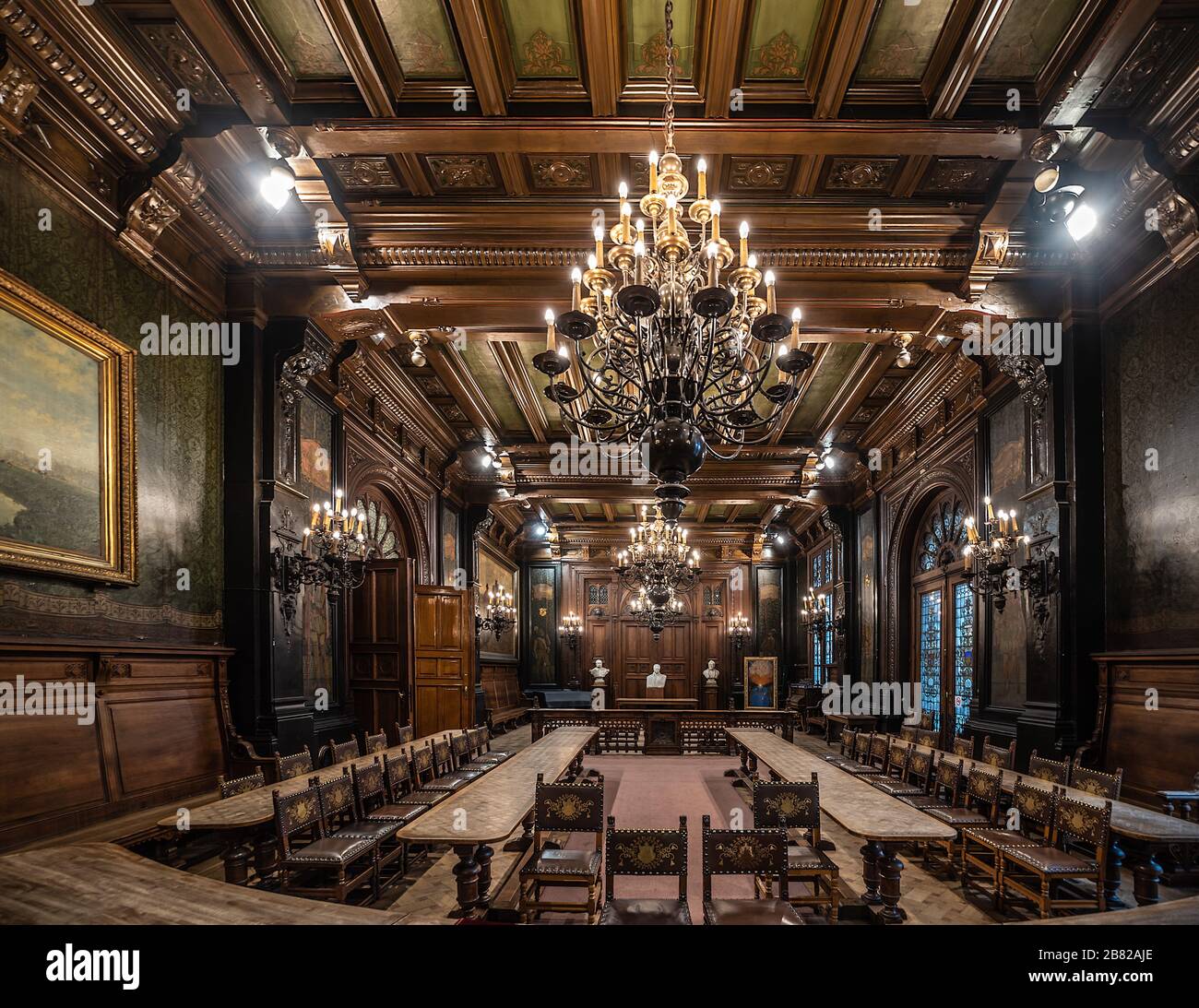 Flemish revival architecture hi-res stock photography and images - Alamy