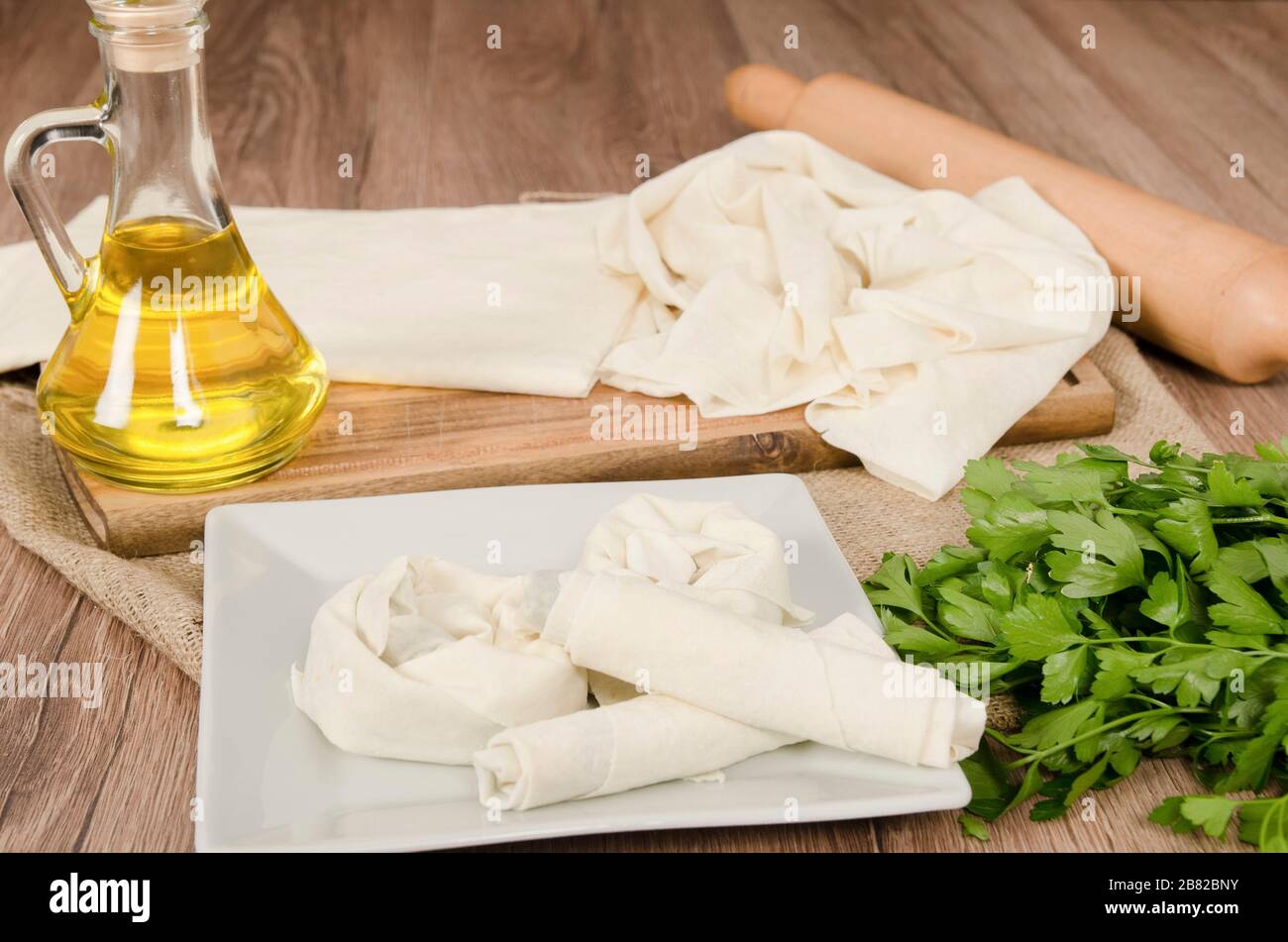 Traditional Turkish flatbread, Yufka Bread or philo dough bread -YUFKA ...