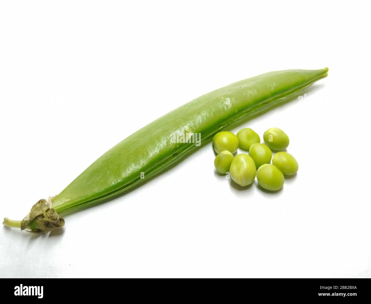 A picture of green peas Stock Photo - Alamy