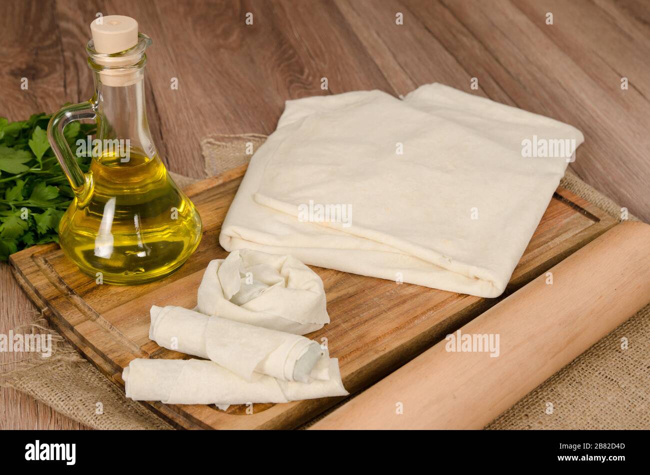 Traditional Turkish flatbread, Yufka Bread or philo dough bread -YUFKA ...