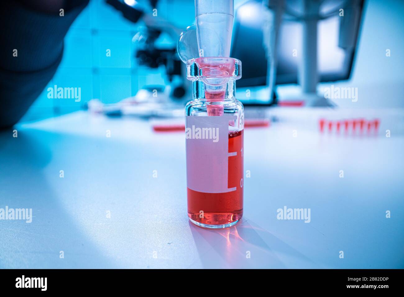 sample of biological sample for DNA analysis Stock Photo - Alamy