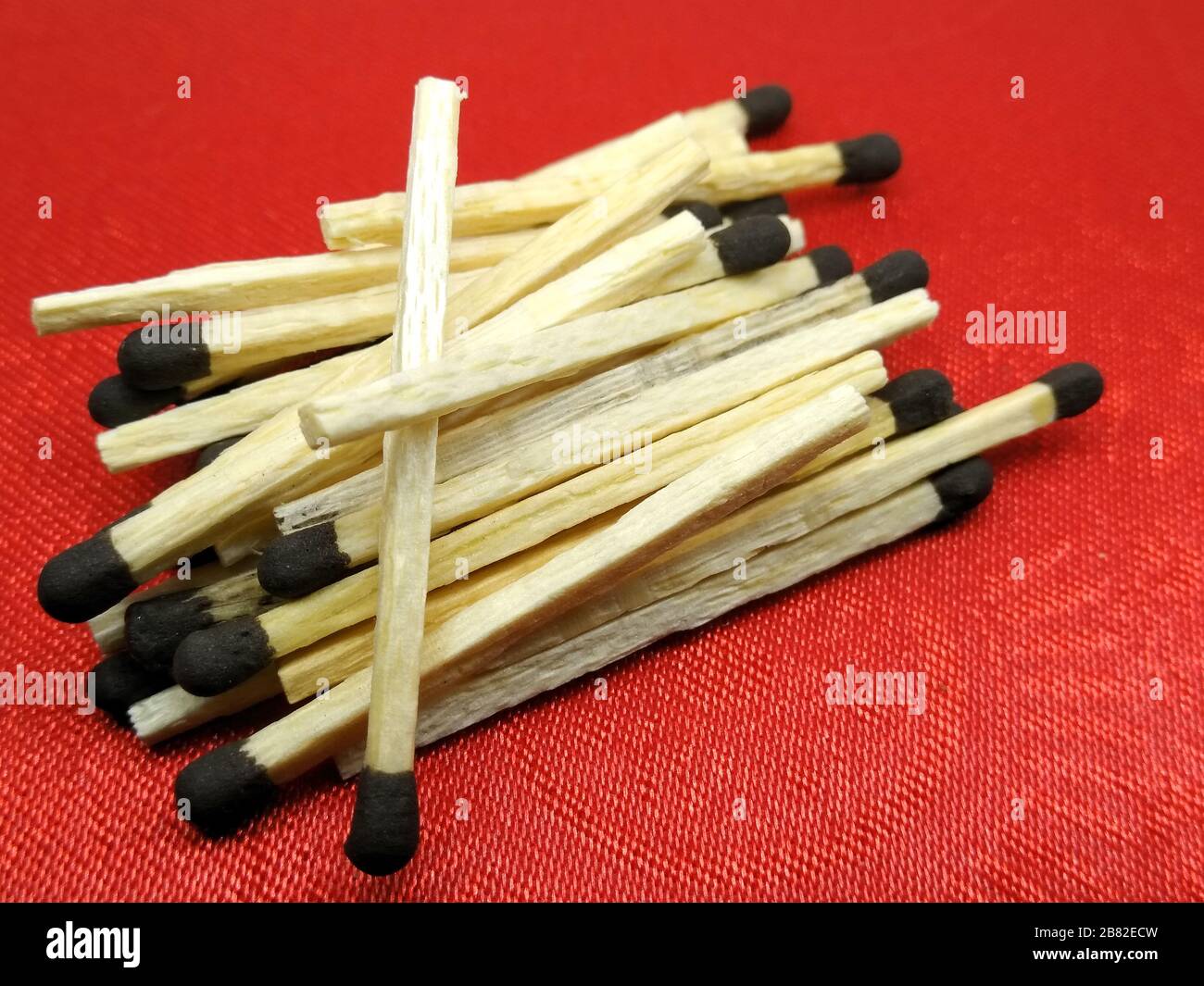 A picture of matchsticks Stock Photo - Alamy