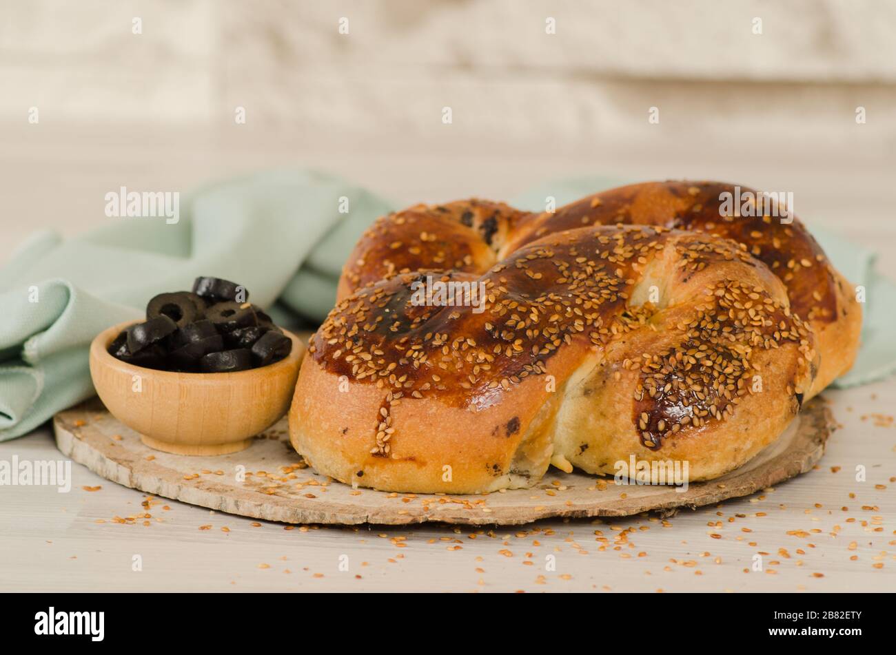 Turkish pastry from turkish cuisine (acma, Pogaca, Simit Stock Photo ...