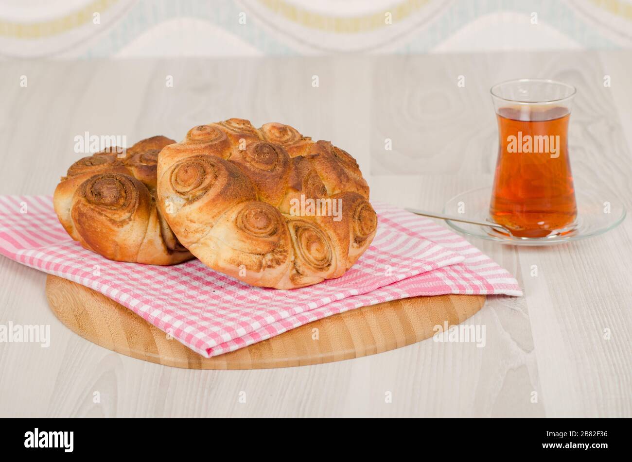 Turkish pastry from turkish cuisine (acma, Pogaca, Simit Stock Photo ...
