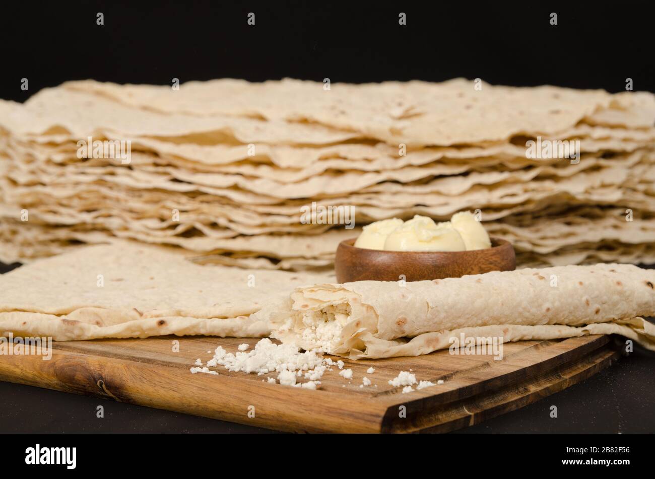 Traditional Turkish flatbread, Yufka Bread or philo dough bread -YUFKA ...