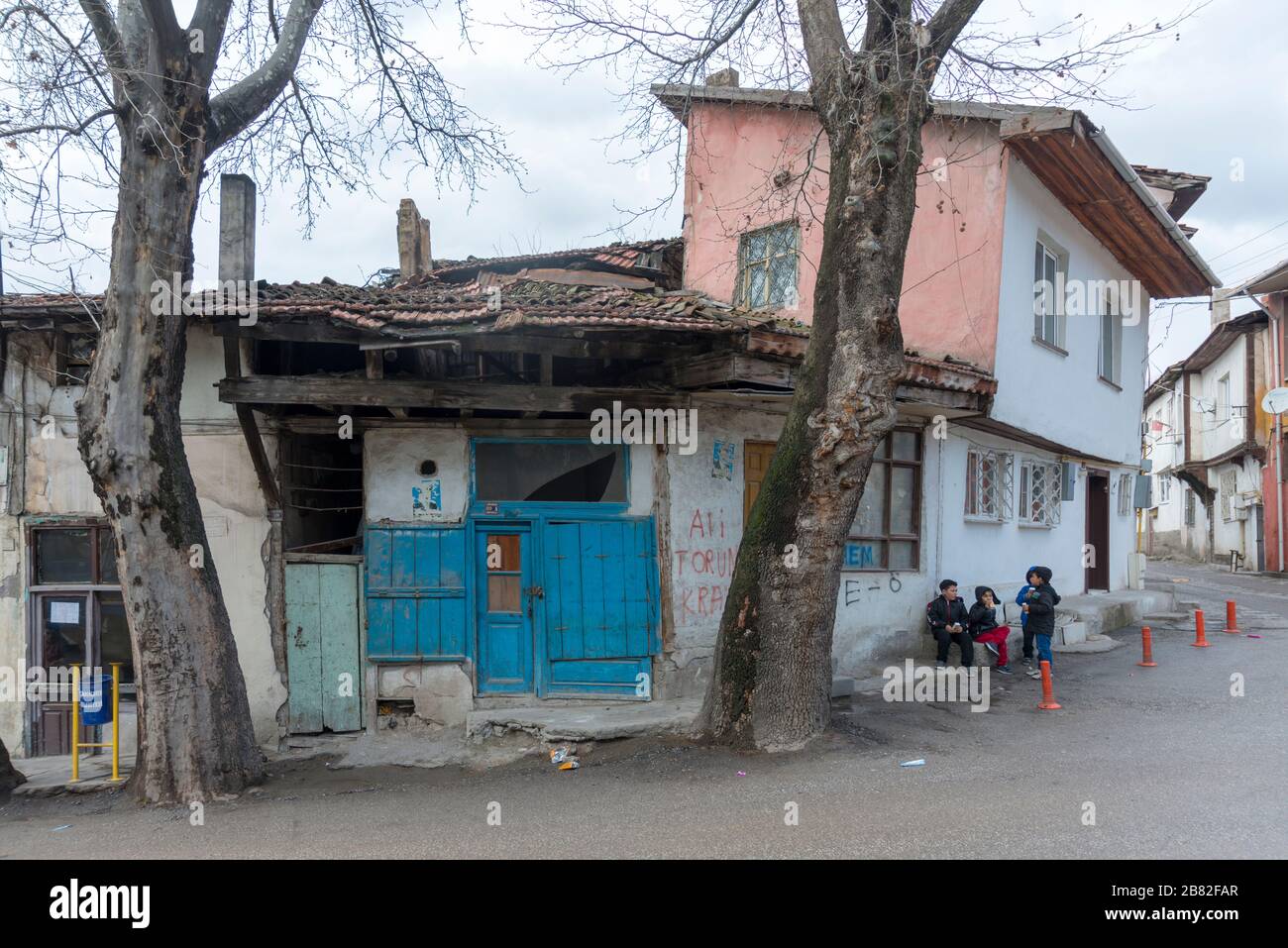The old houses of Cankiri ( Çankırı ) province of Turkey Stock Photo ...