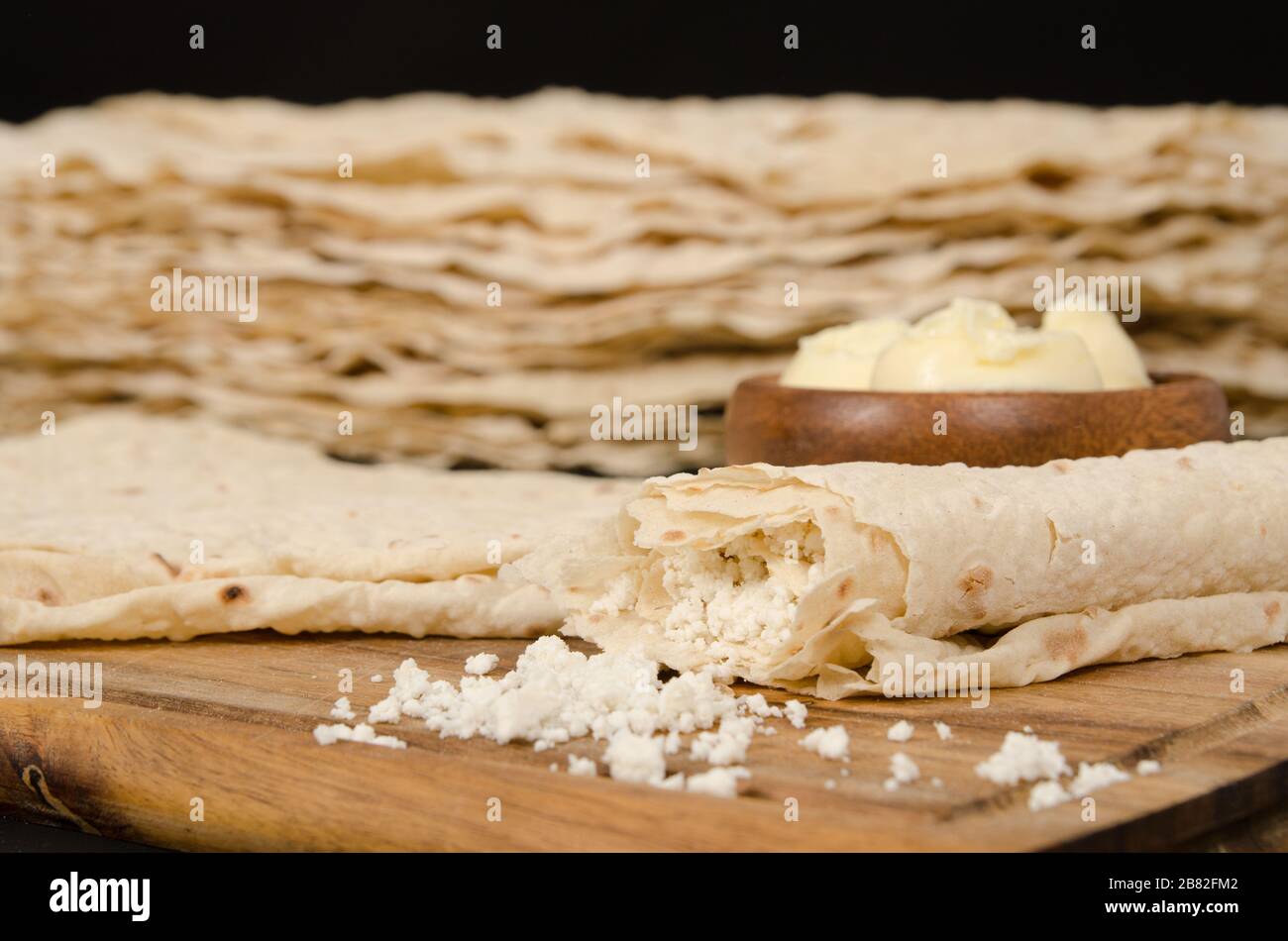 Traditional Turkish flatbread, Yufka Bread or philo dough bread -YUFKA ...
