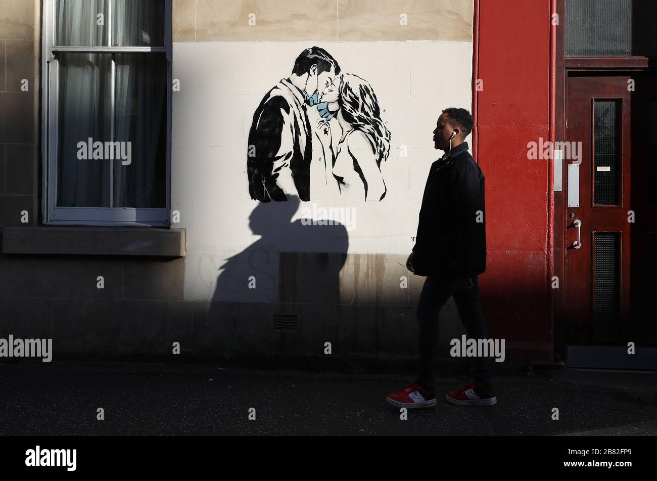 A piece of art by the artist, known as the Rebel Bear has appeared on a ...