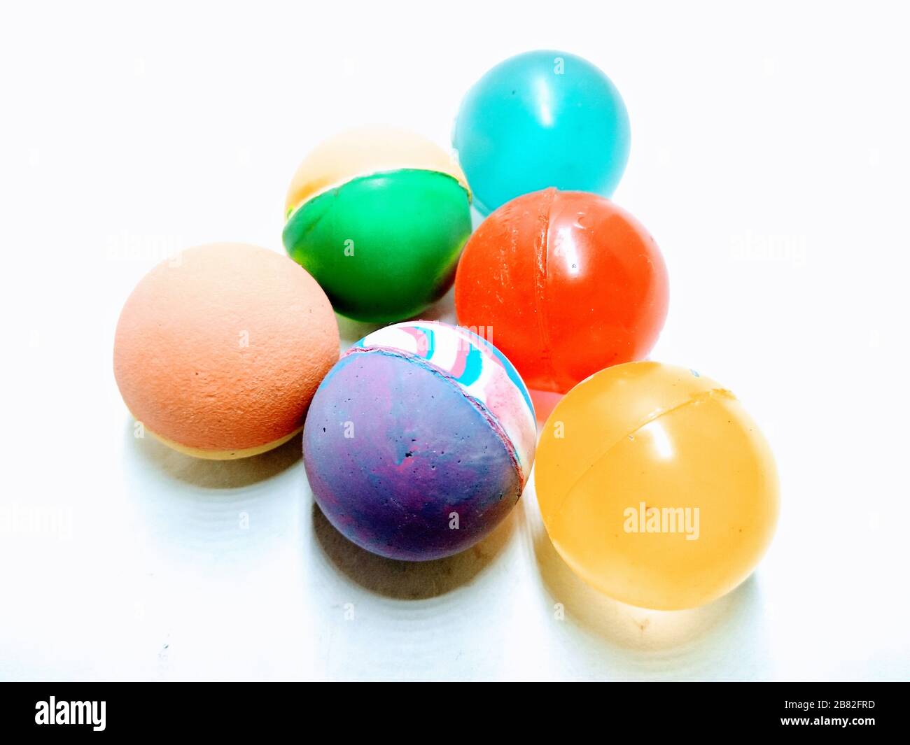 A picture of rubber balls Stock Photo - Alamy