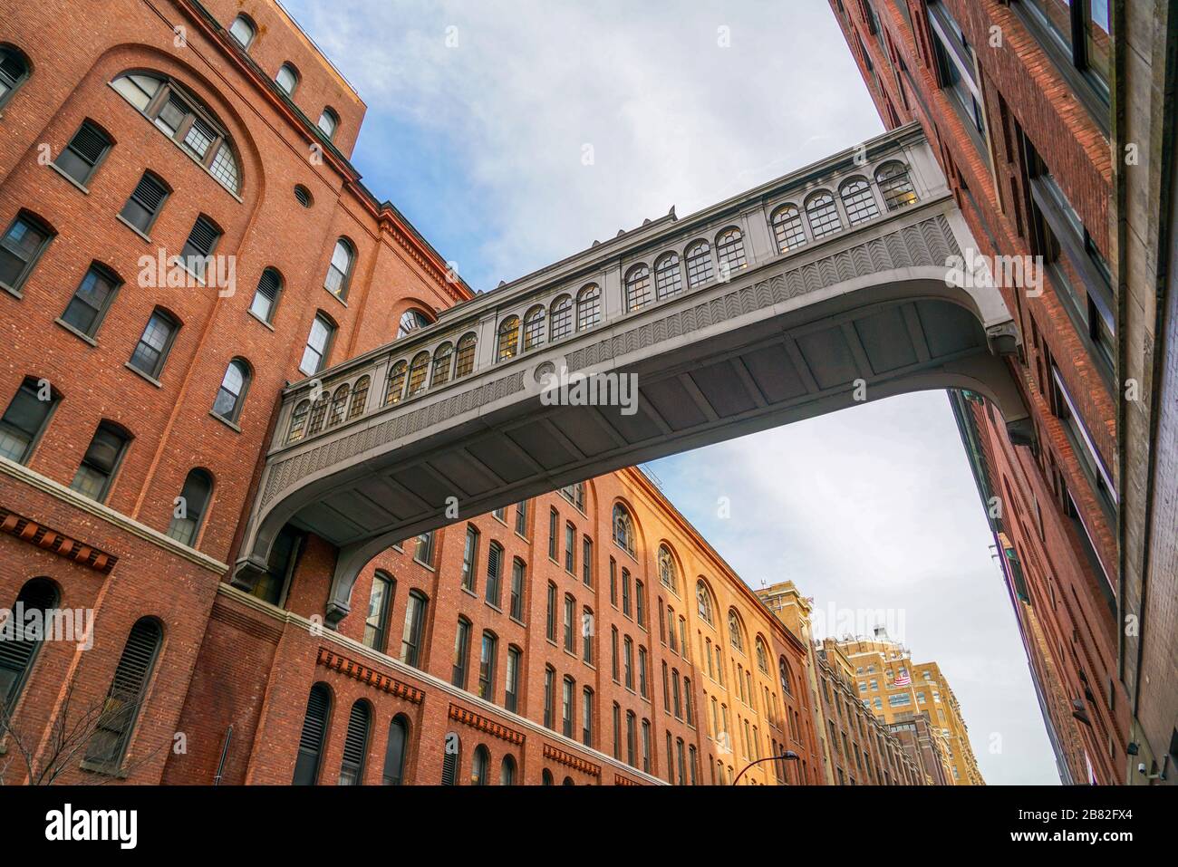 Postindustrial architecture in the meatpacking district of New York ...