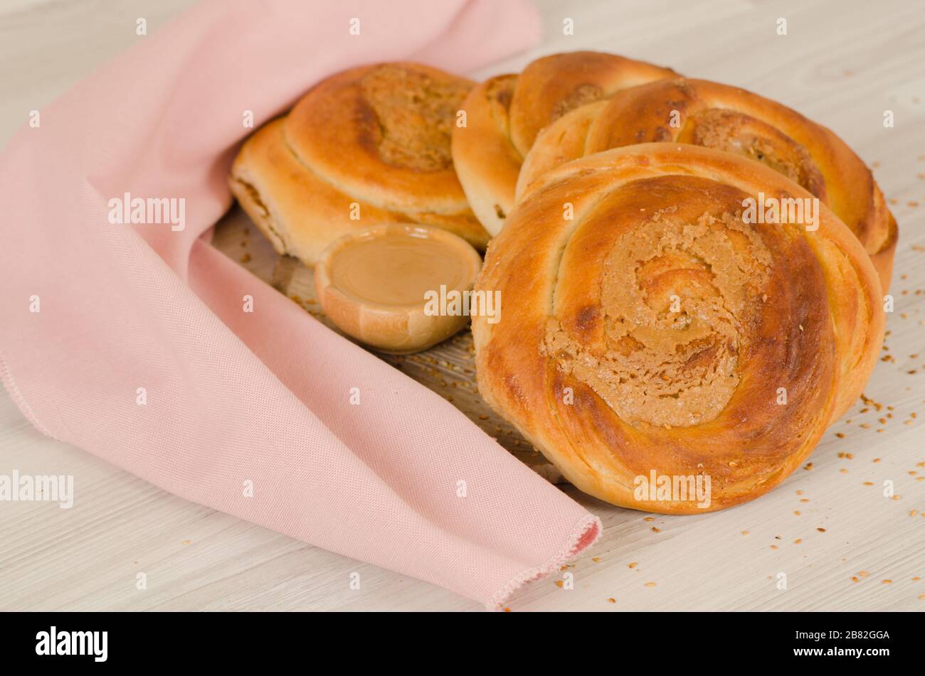 Turkish pastry from turkish cuisine (acma, Pogaca, Simit Stock Photo ...
