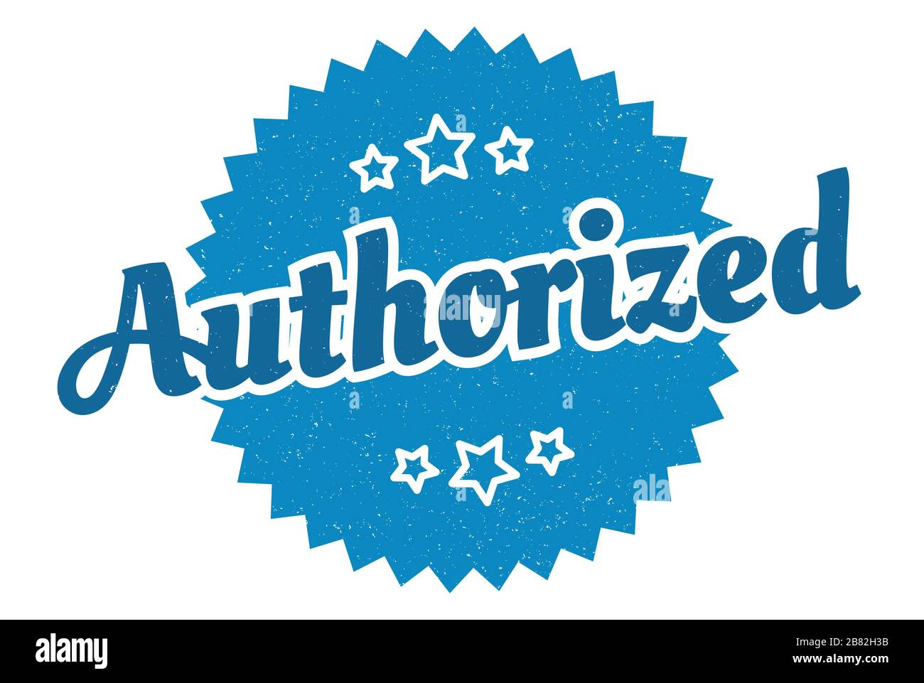 authorized sign. authorized round vintage retro label. authorized Stock ...