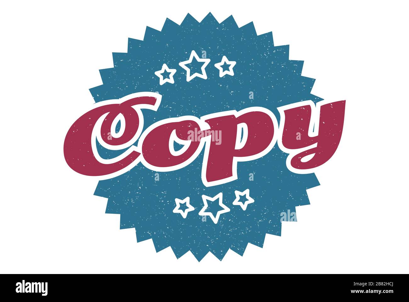 copy sign. copy round vintage retro label. copy Stock Vector Image ...
