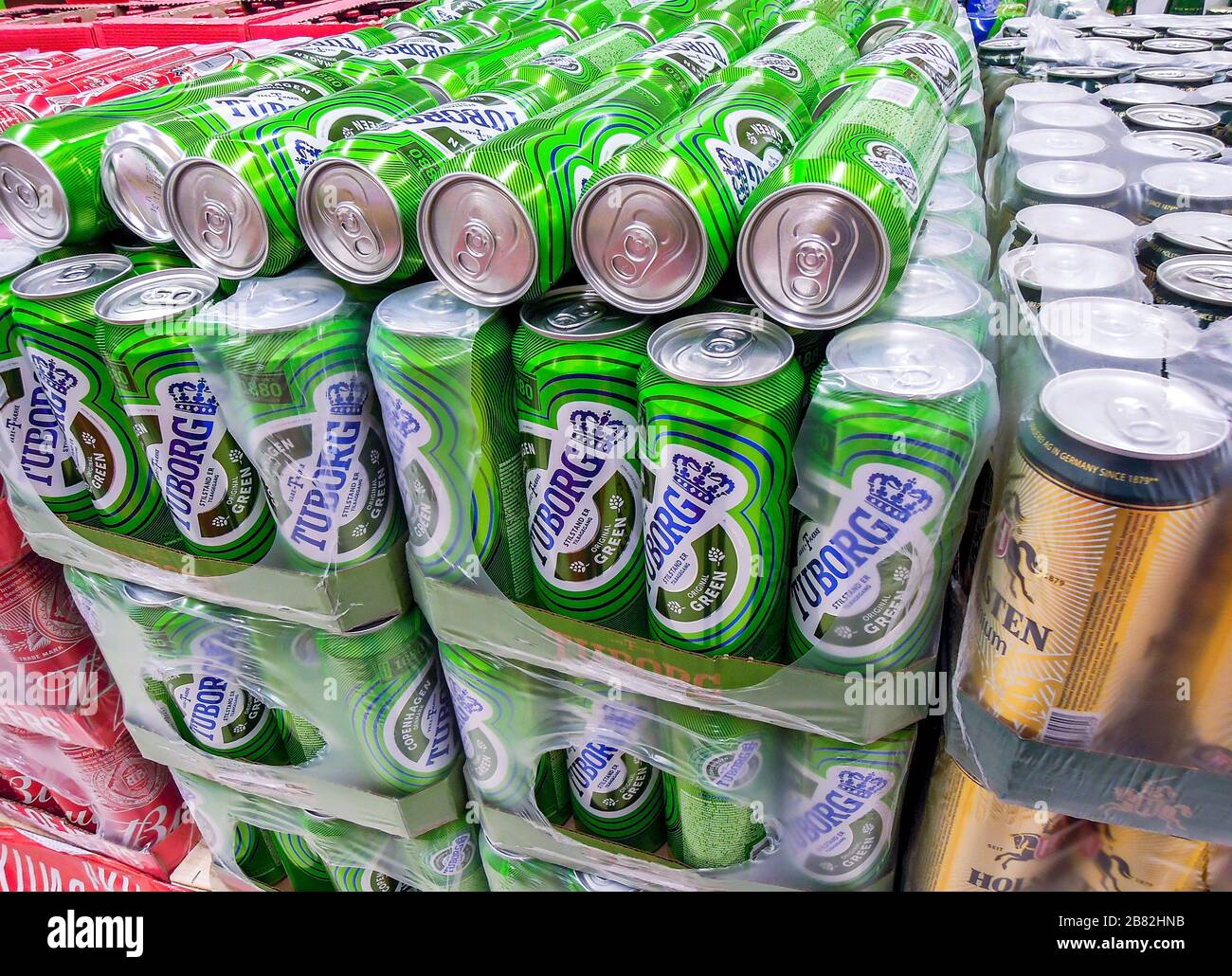 Tuborg alcoholic beer hi-res stock photography and images - Alamy