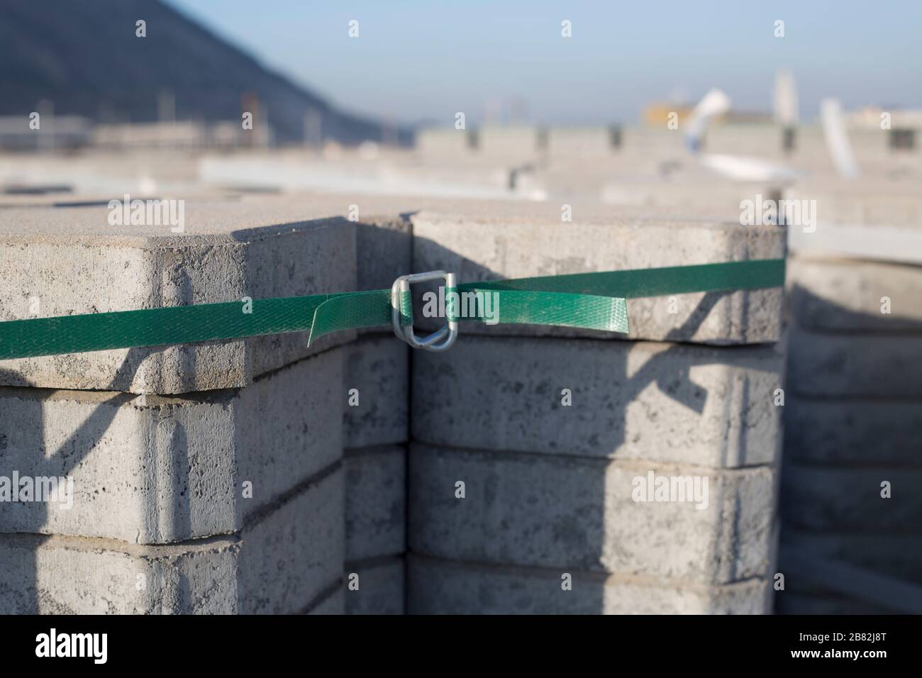 A paving stone factory in Turkey Stock Photo - Alamy