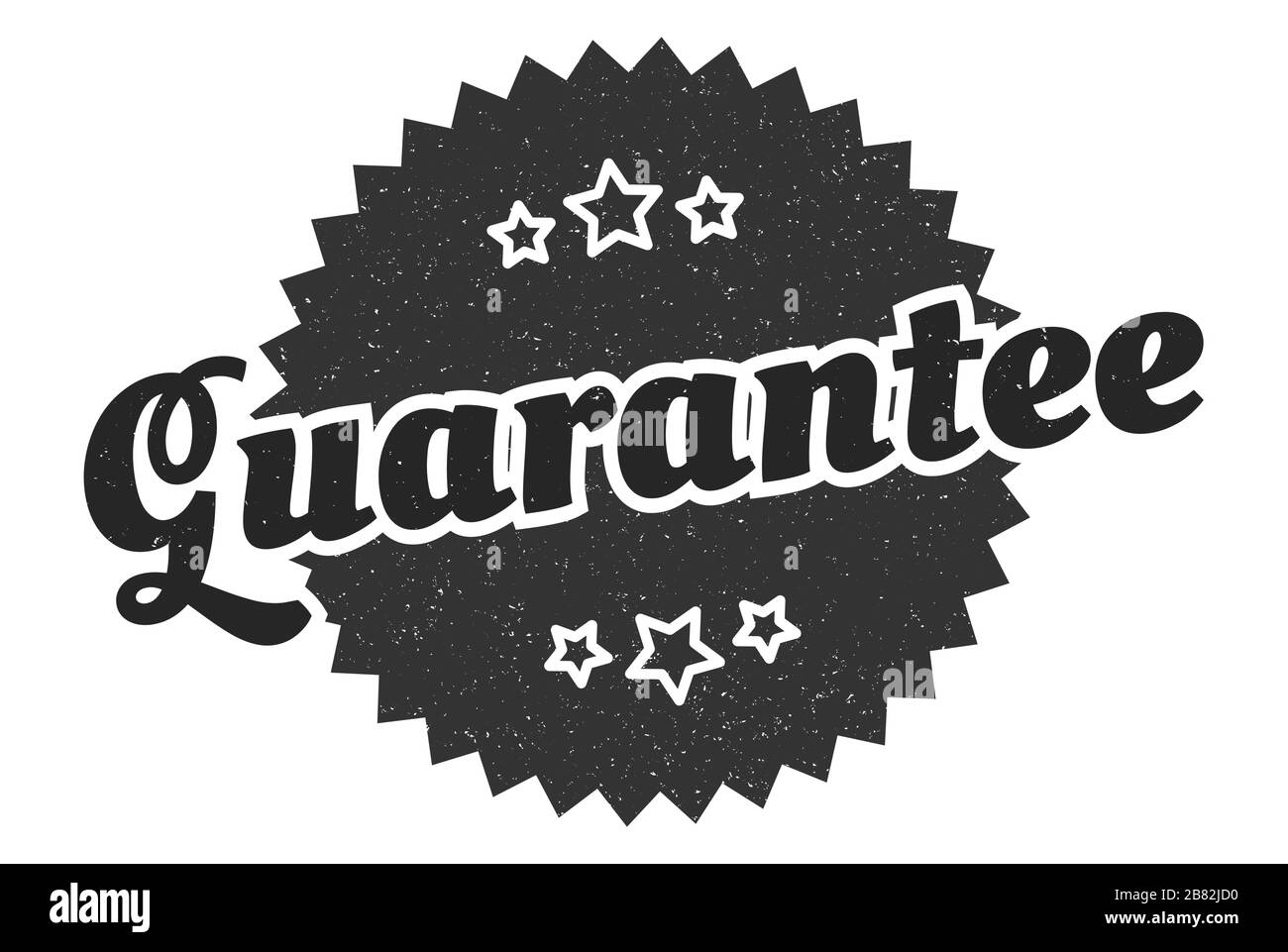 guarantee sign. guarantee round vintage retro label. guarantee Stock ...
