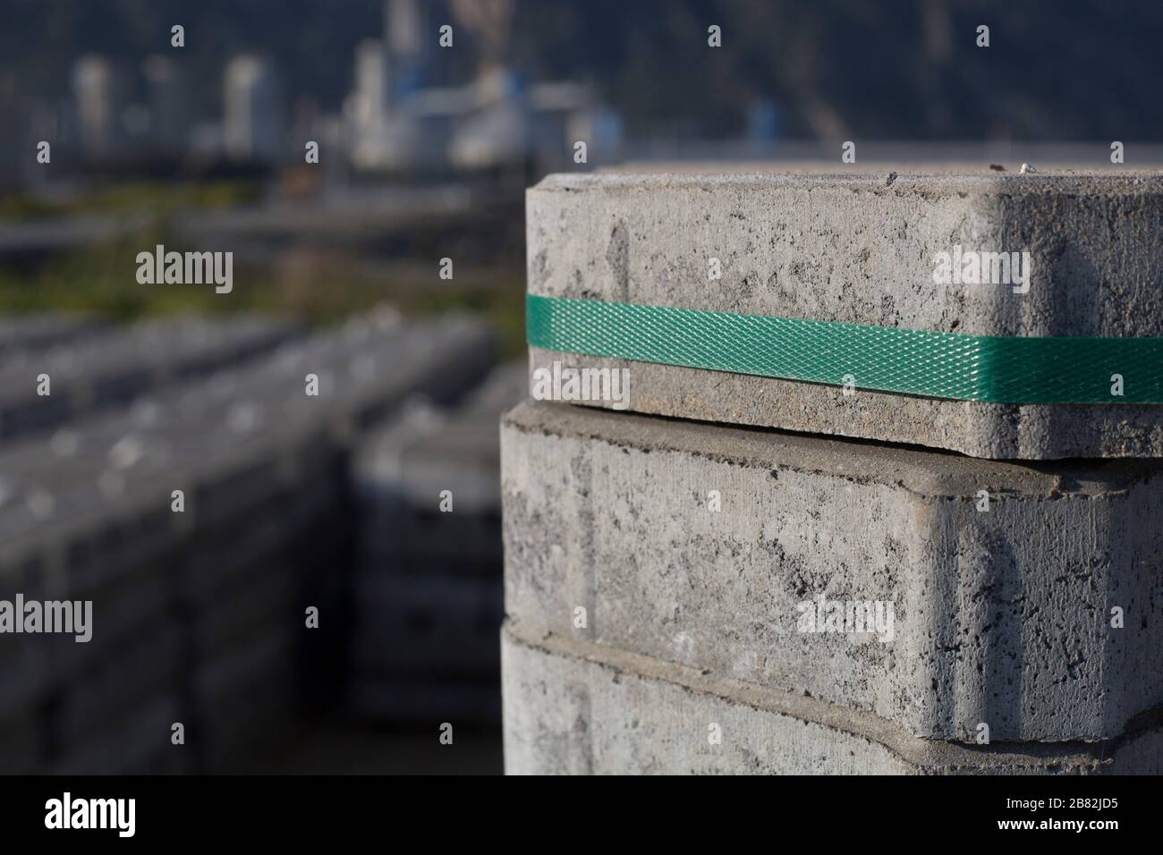 A paving stone factory in Turkey Stock Photo - Alamy