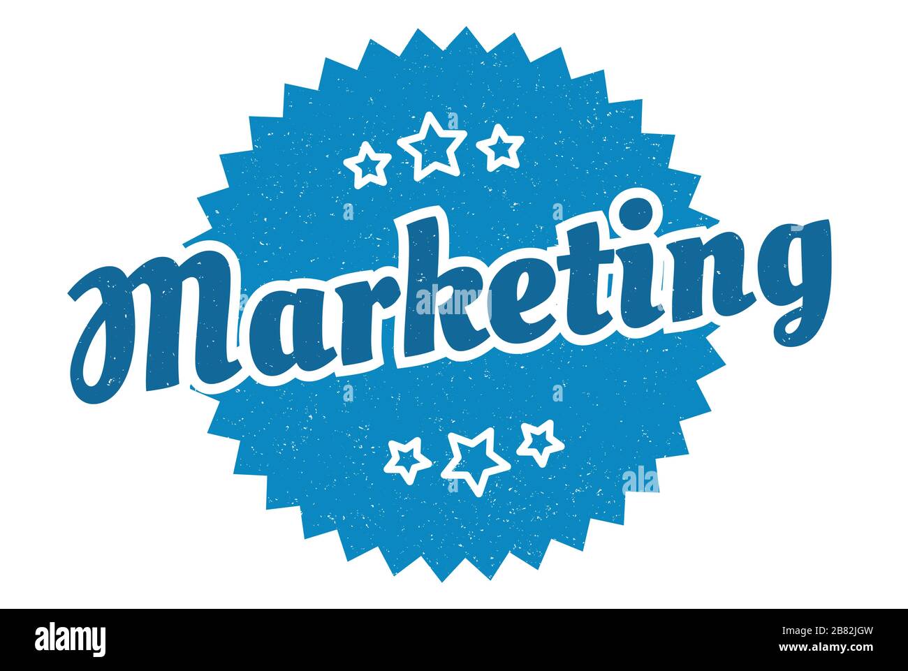 marketing sign. marketing round vintage retro label. marketing Stock ...