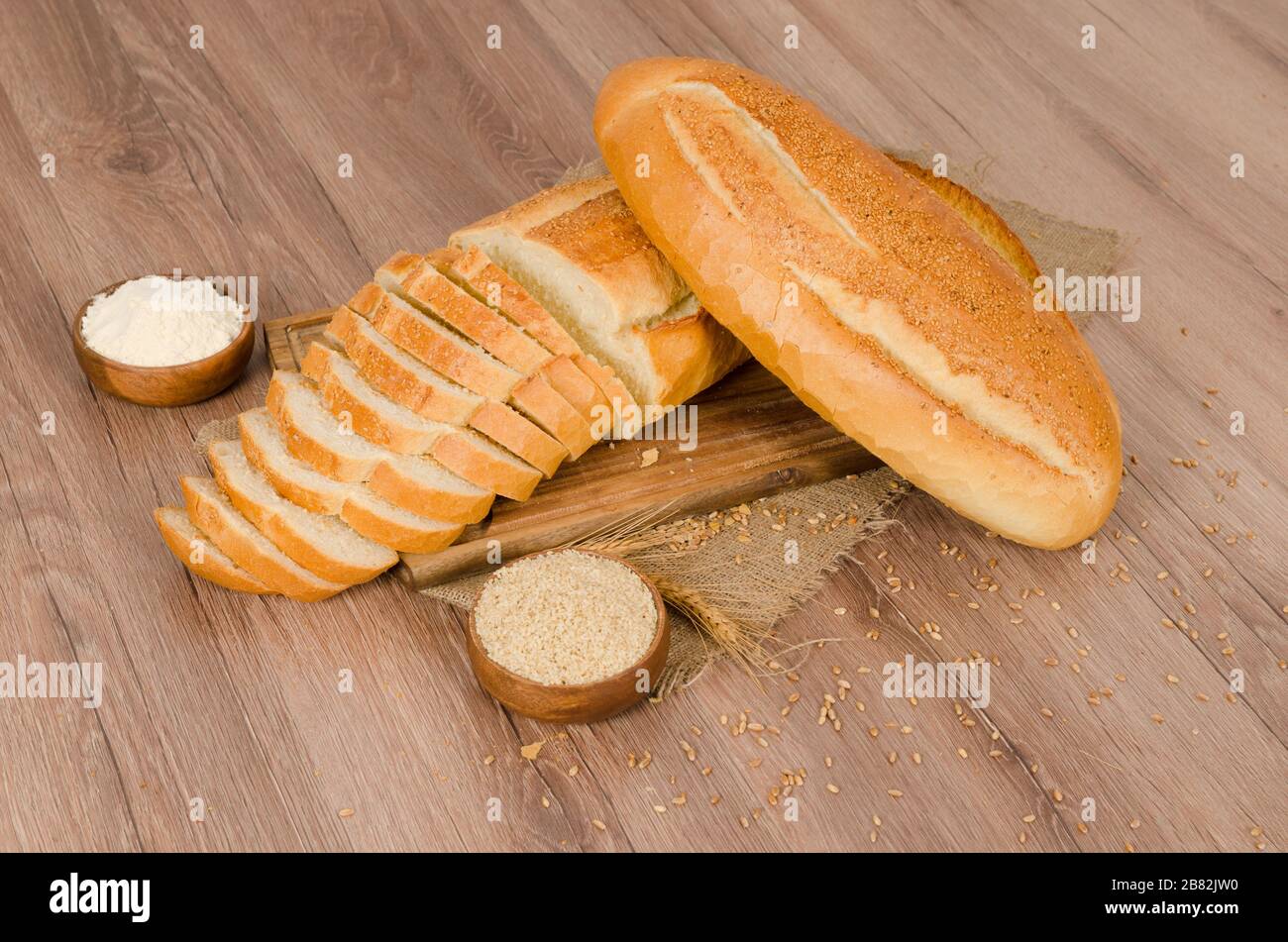 Turkish bread from Turkish cuisine Stock Photo - Alamy