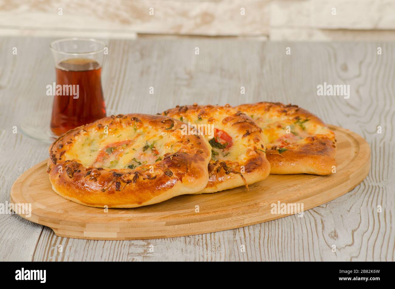 Turkish pastry from turkish cuisine (acma, Pogaca, Simit Stock Photo ...