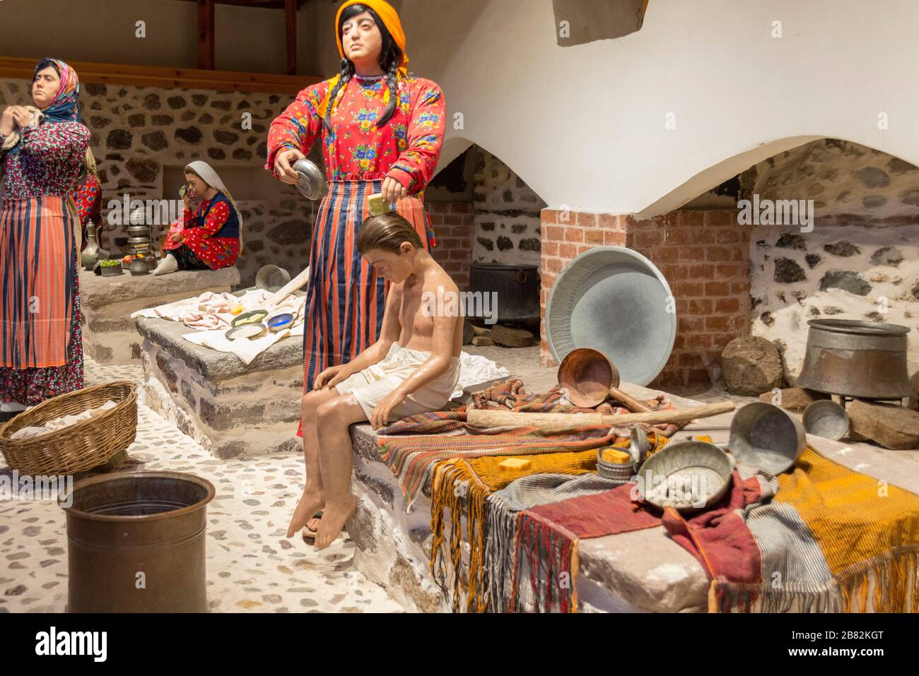 Public laundry museum of Cankiri (Çankırı) province of Turkey Stock ...