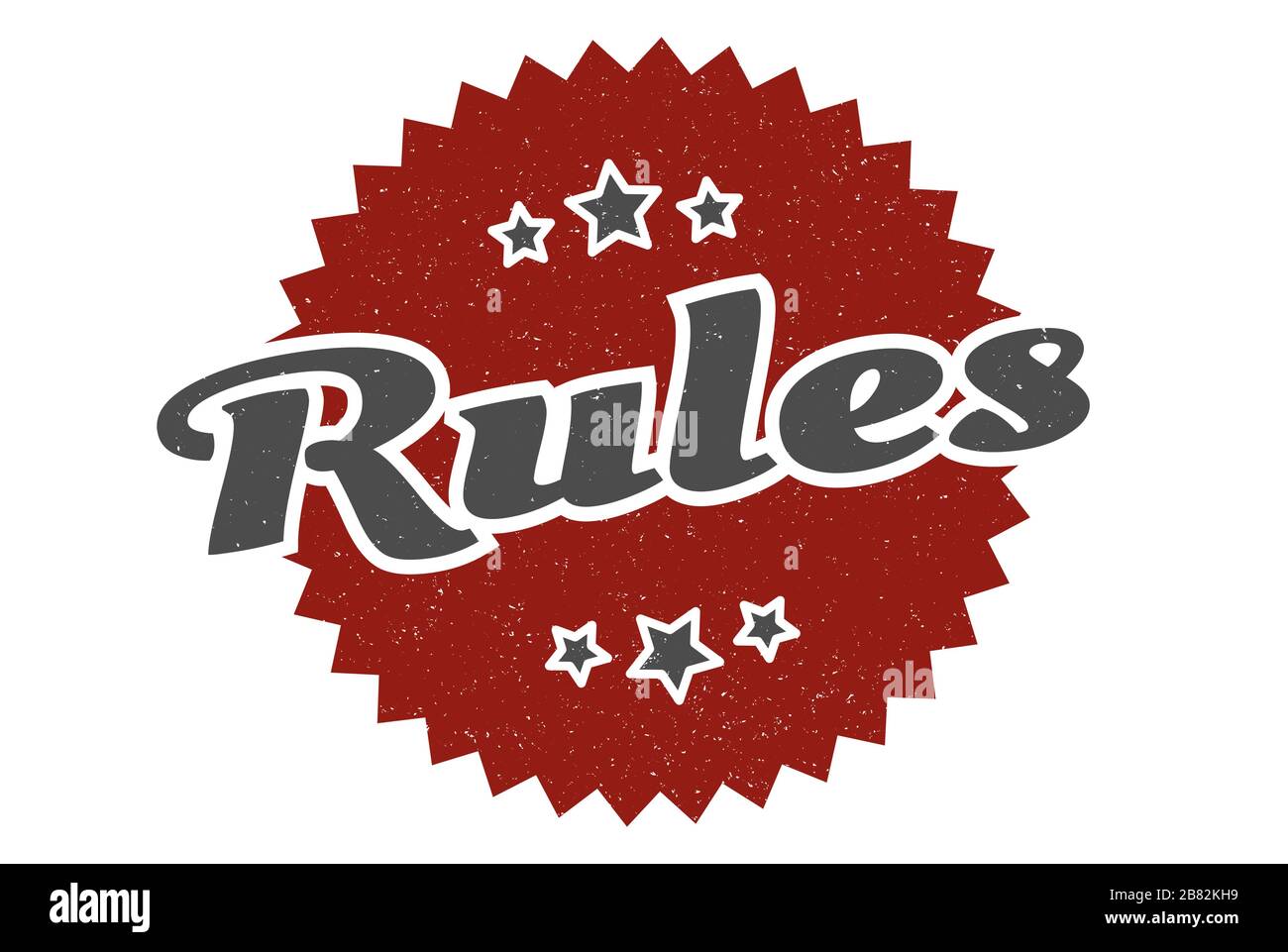 rules sign. rules round vintage retro label. rules Stock Vector Image ...