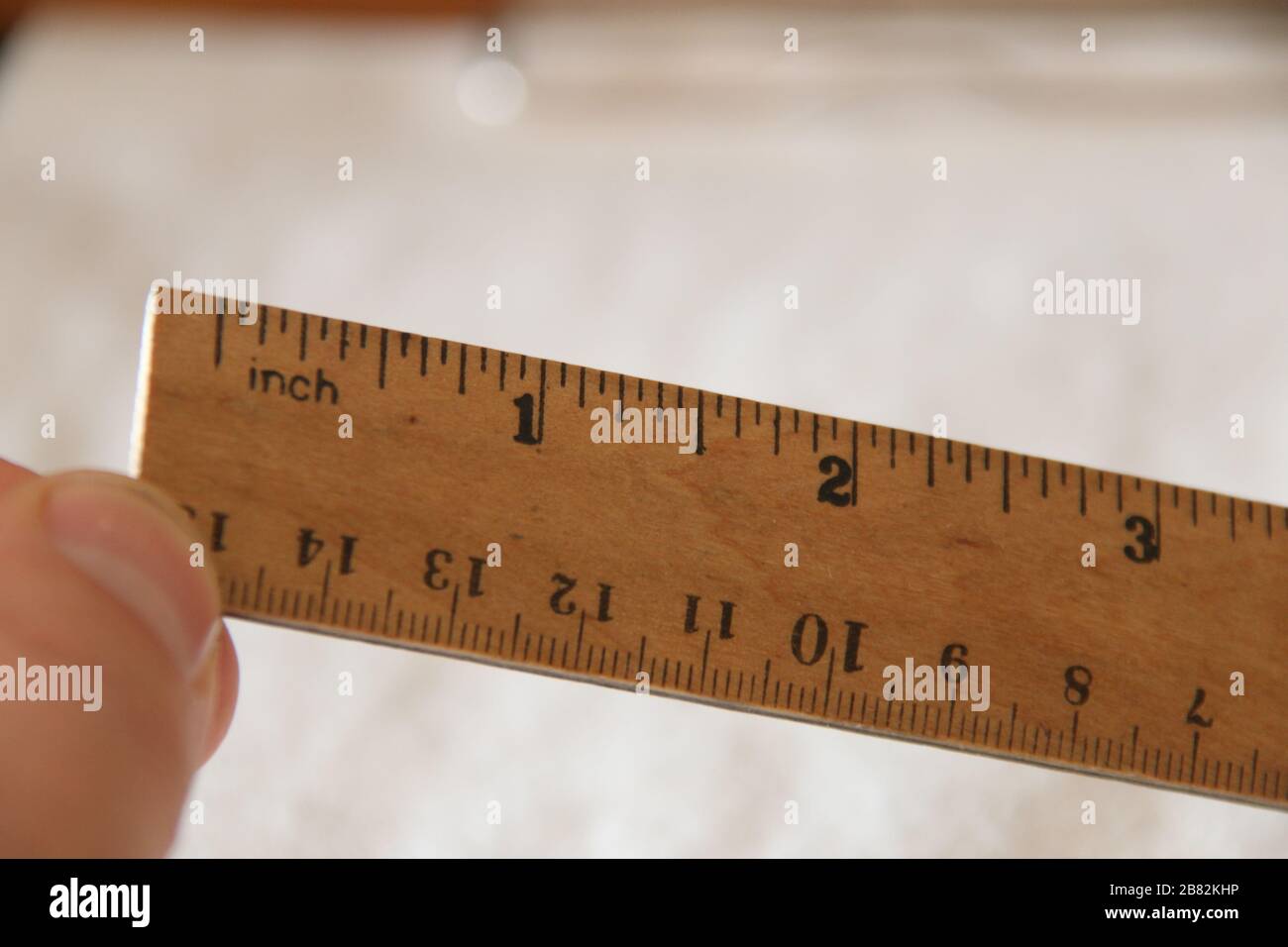 Wooden ruler hi-res stock photography and images - Alamy