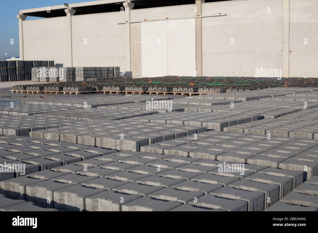 A paving stone factory in Turkey Stock Photo - Alamy