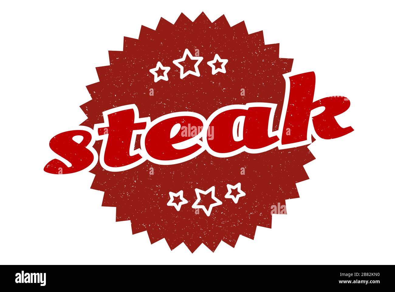 steak sign. steak round vintage retro label. steak Stock Vector Image ...