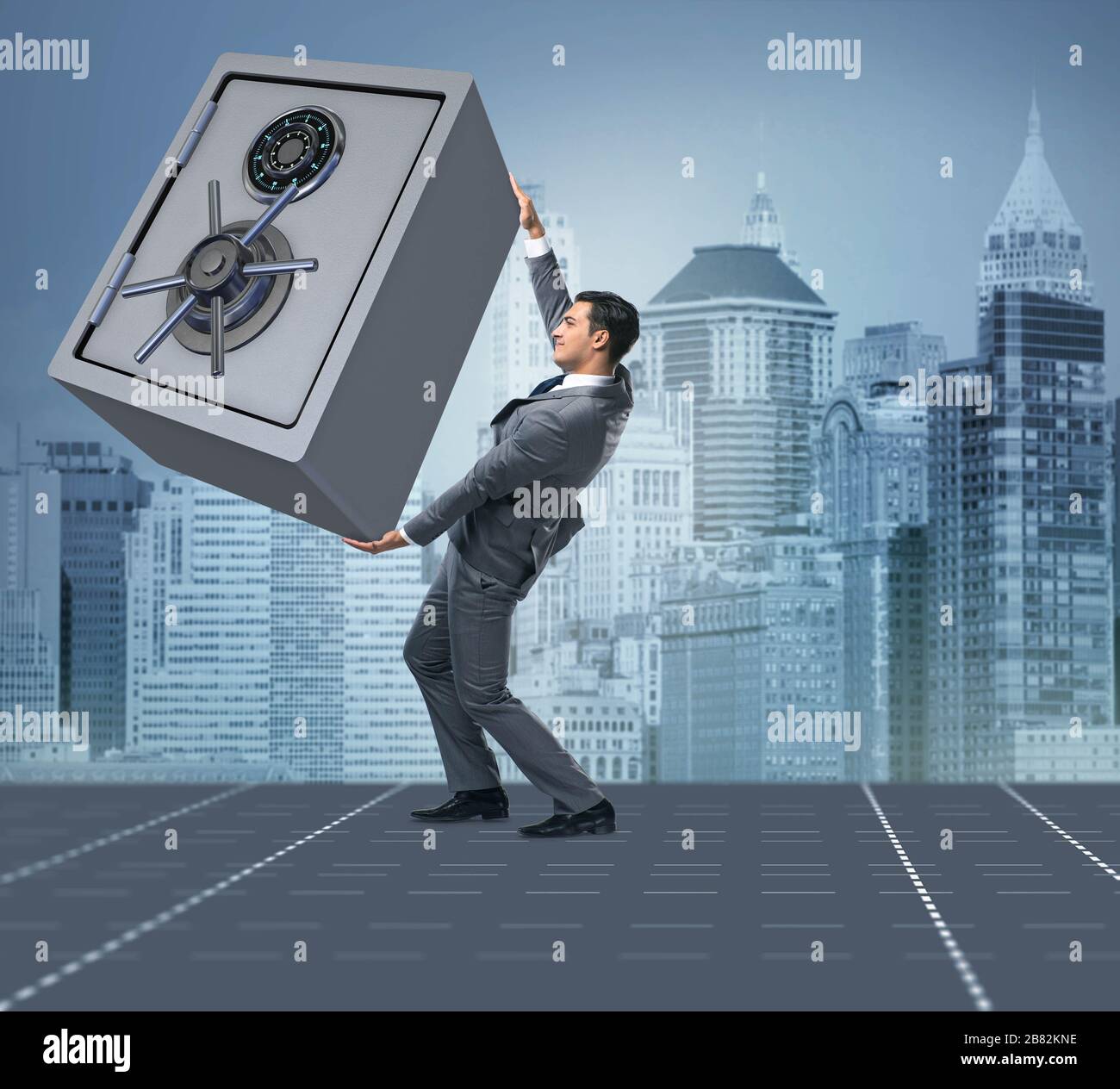 Security carry heavy box hi-res stock photography and images - Alamy