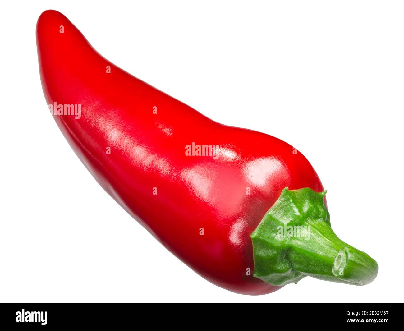 Red hot chile pepper (Capsicum annuum fruit), whole pod Stock Photo - Alamy