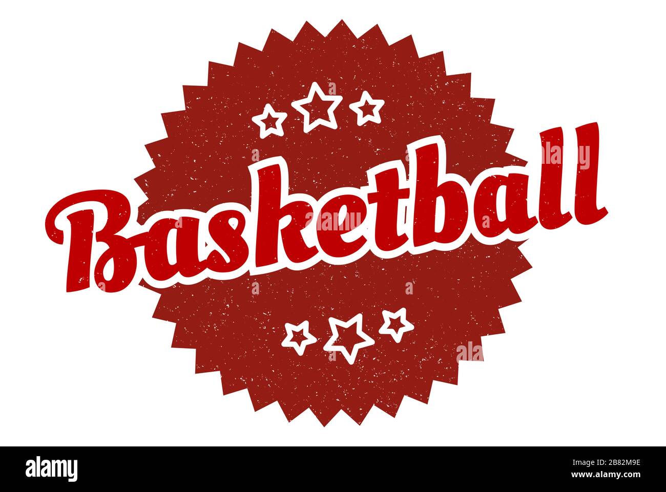 basketball sign. basketball round vintage retro label. basketball Stock ...