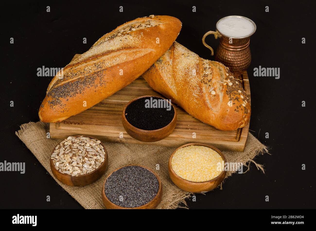Turkish bread from Turkish cuisine Stock Photo - Alamy