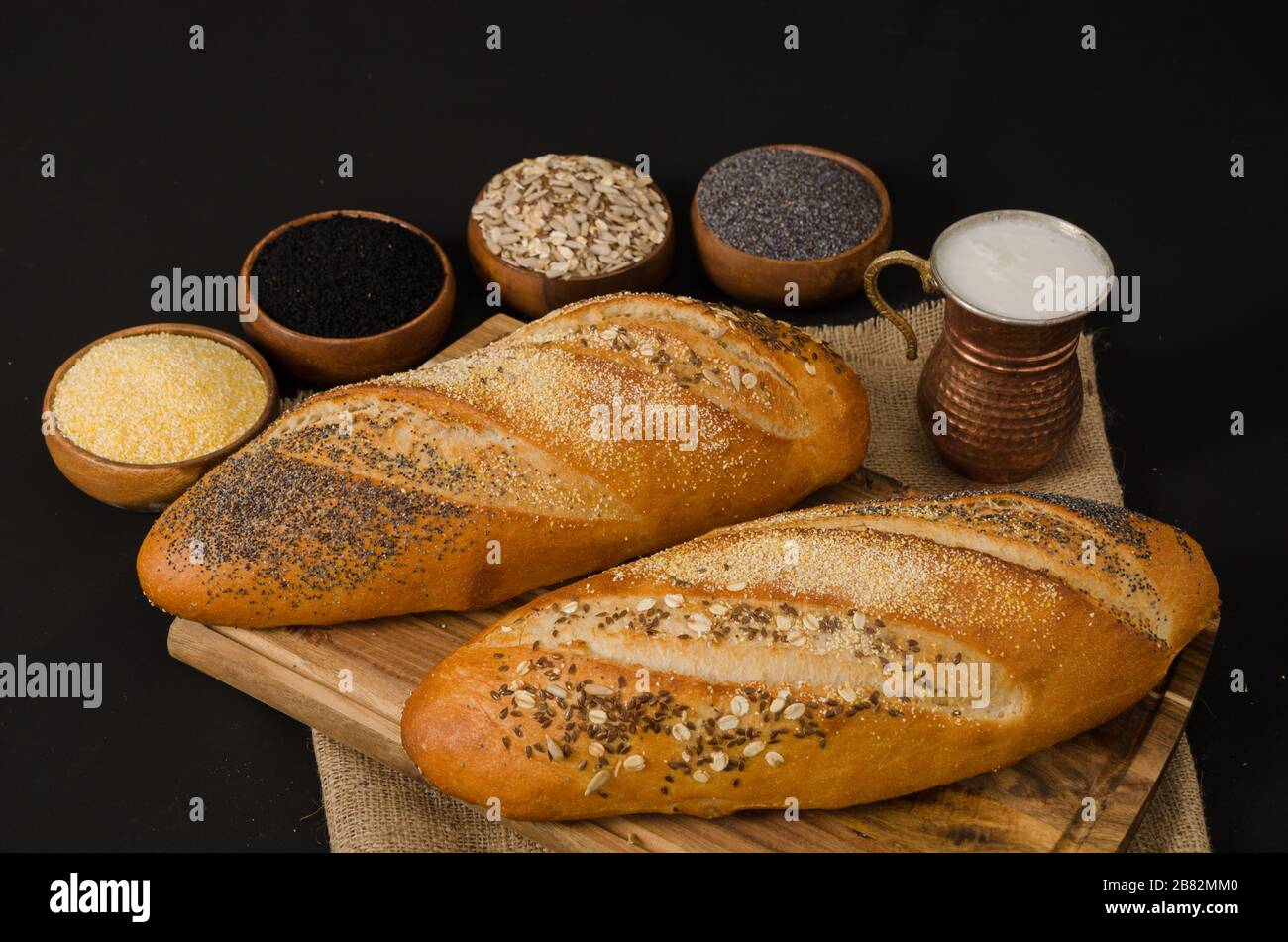 Turkish bread from Turkish cuisine Stock Photo - Alamy