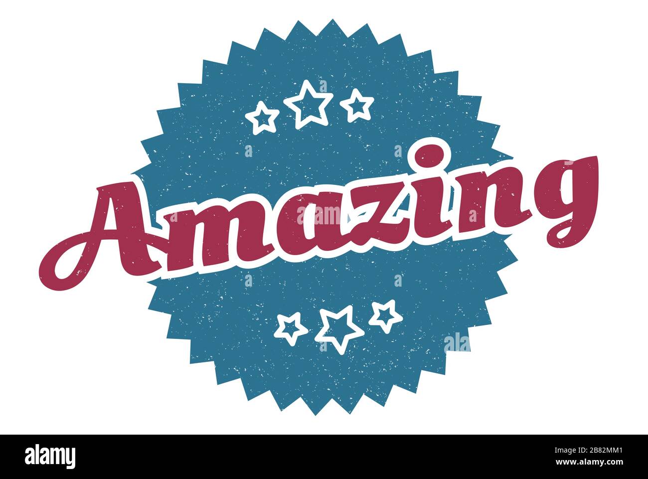 amazing sign. amazing round vintage retro label. amazing Stock Vector ...