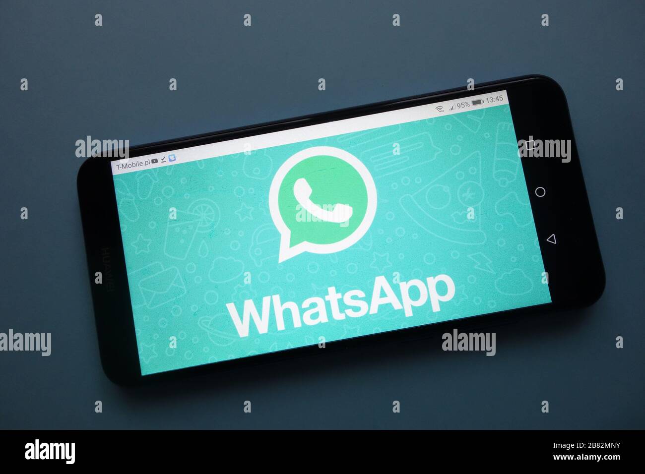 Whatsapp logo messenger app hi-res stock photography and images - Alamy
