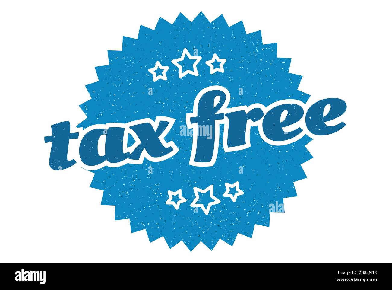 Grunge blue tax free Stock Vector Images - Alamy