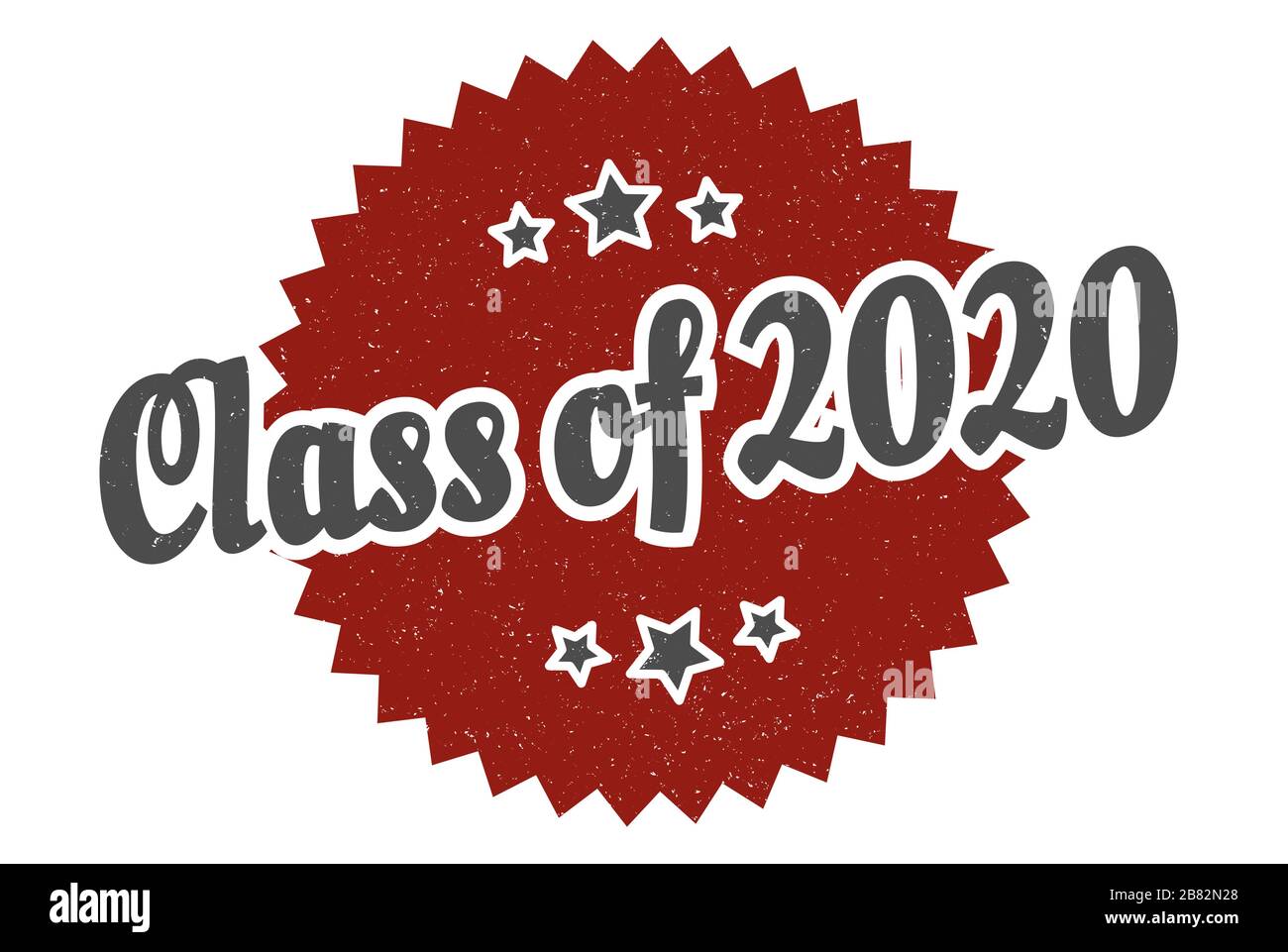 class of 2020 sign. class of 2020 round vintage retro label. class of ...