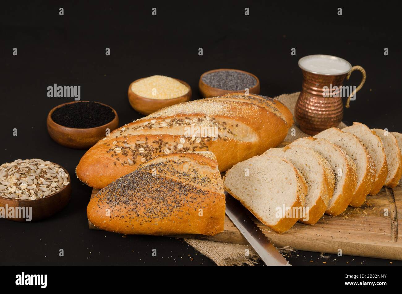 Turkish bread from Turkish cuisine Stock Photo - Alamy