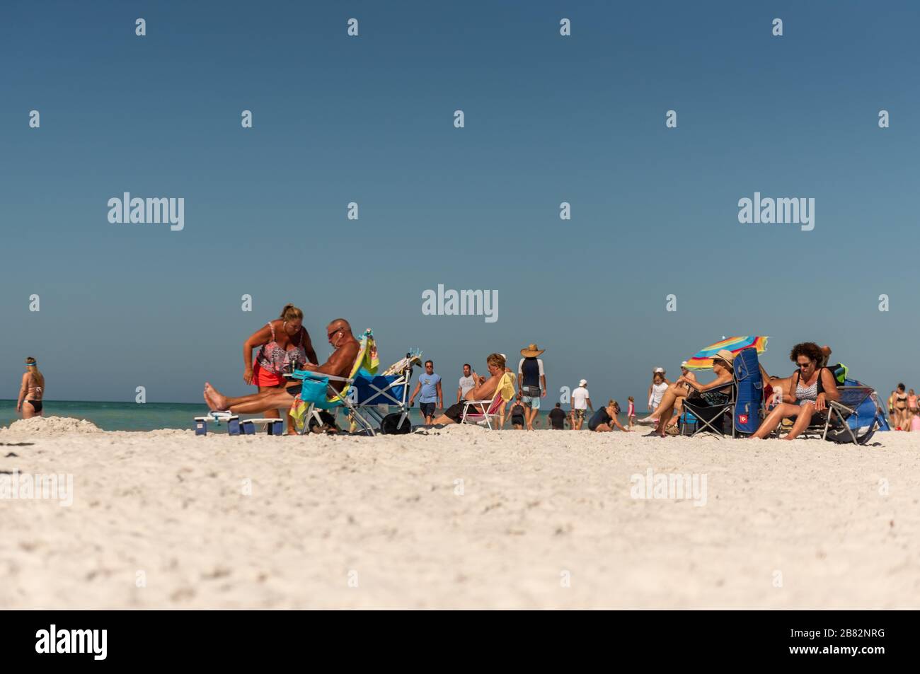 Siesta Beach vacationers not following social distancing during the ...