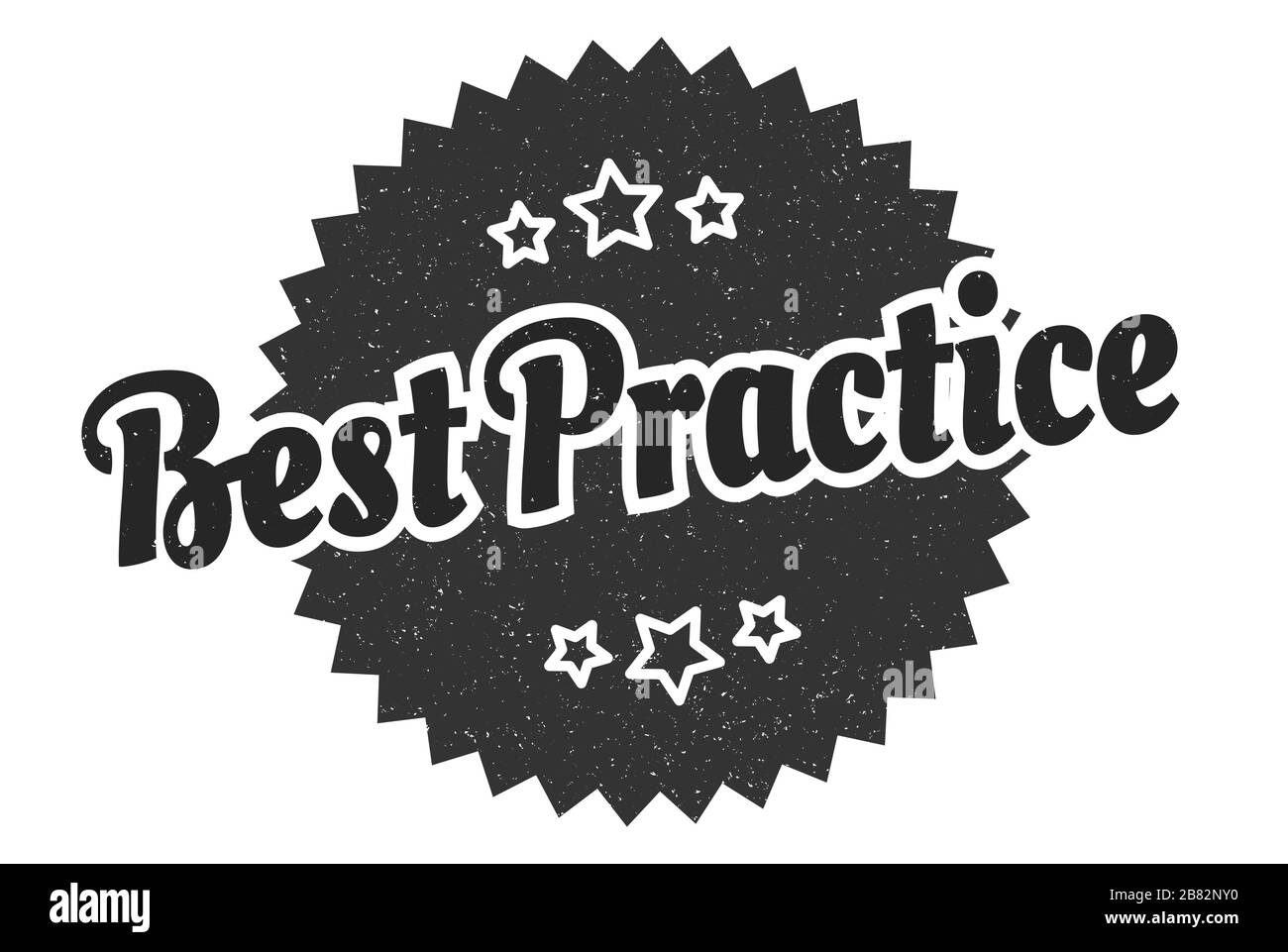 best practice sign. best practice round vintage retro label. best ...