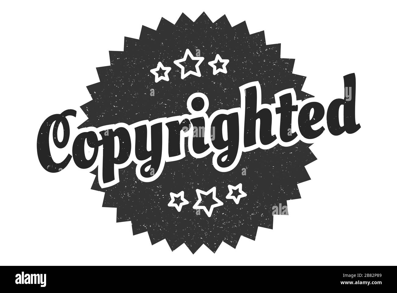 copyrighted sign. copyrighted round vintage retro label. copyrighted ...