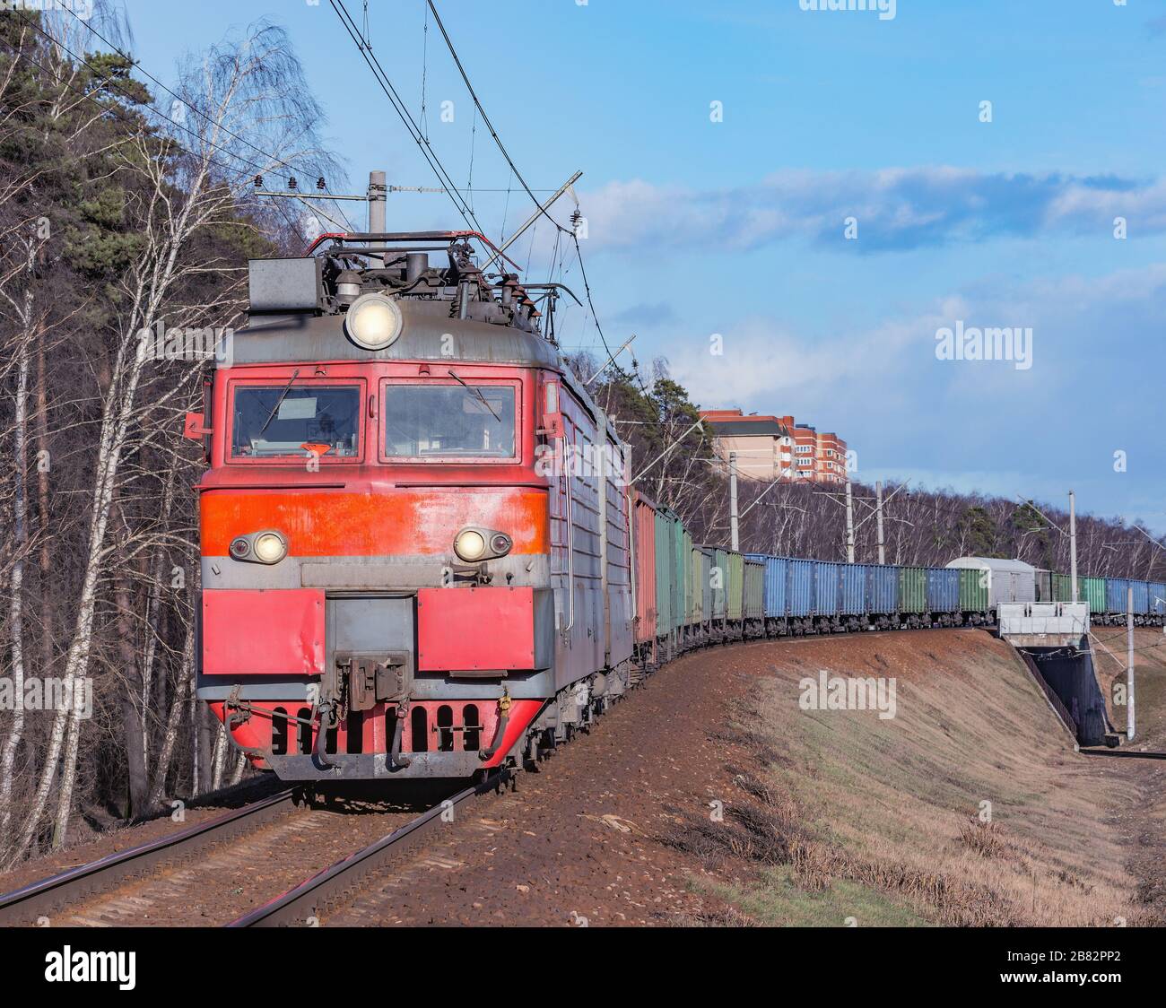 Freight train trans siberian railway hi-res stock photography and ...