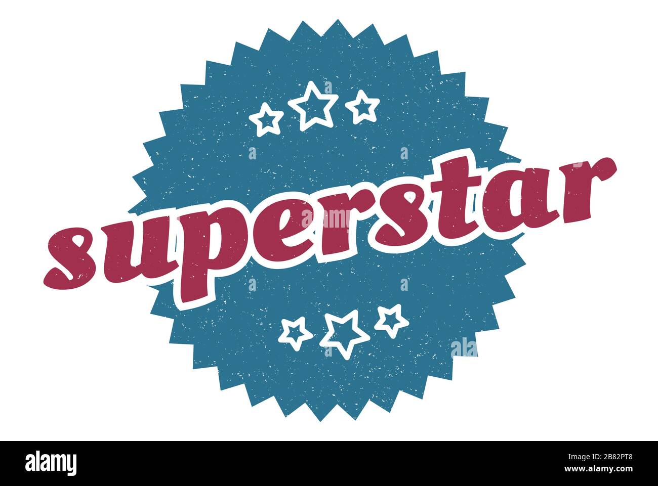 superstar sign. superstar round vintage retro label. superstar Stock ...