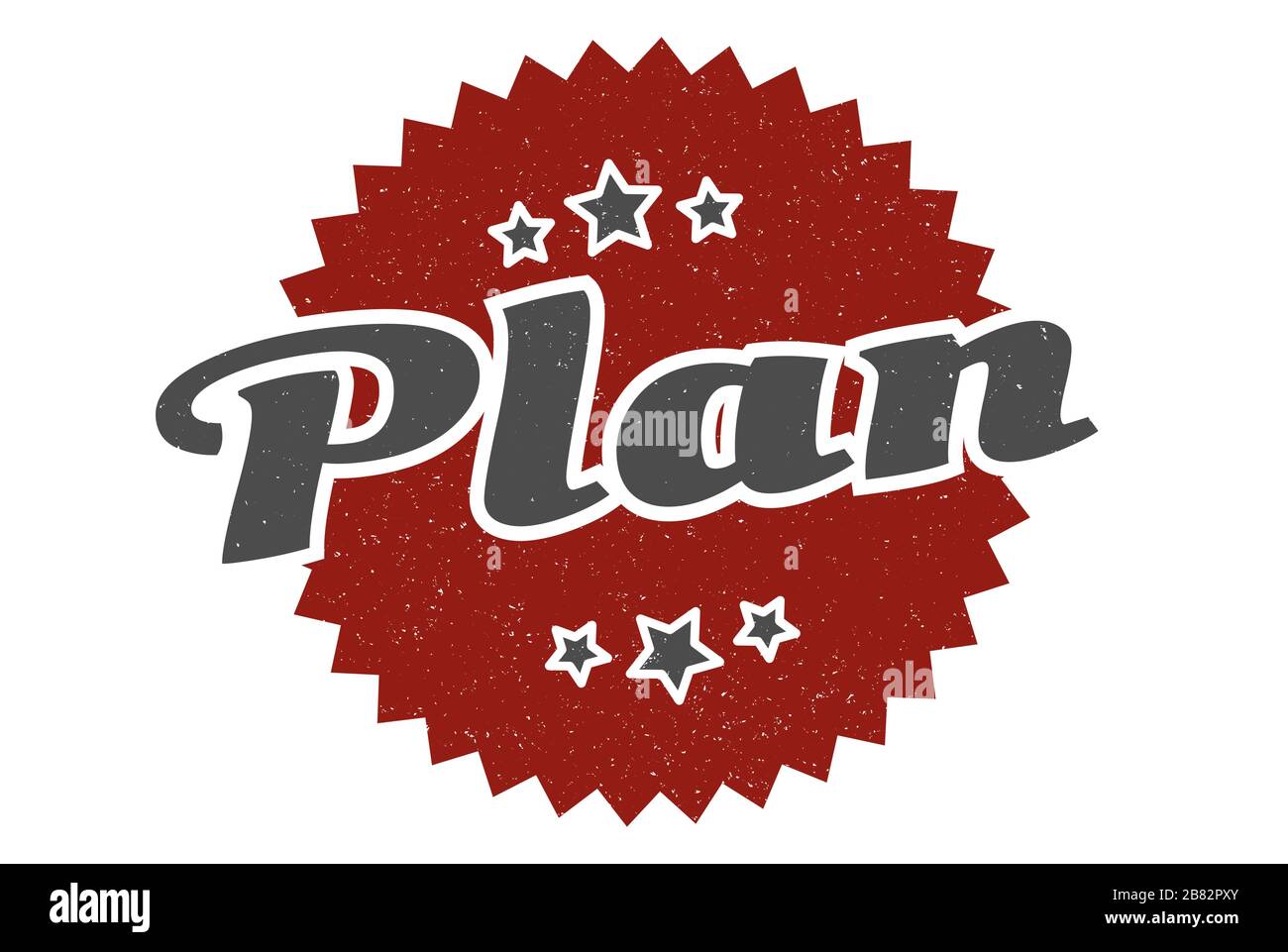 plan sign. plan round vintage retro label. plan Stock Vector Image ...