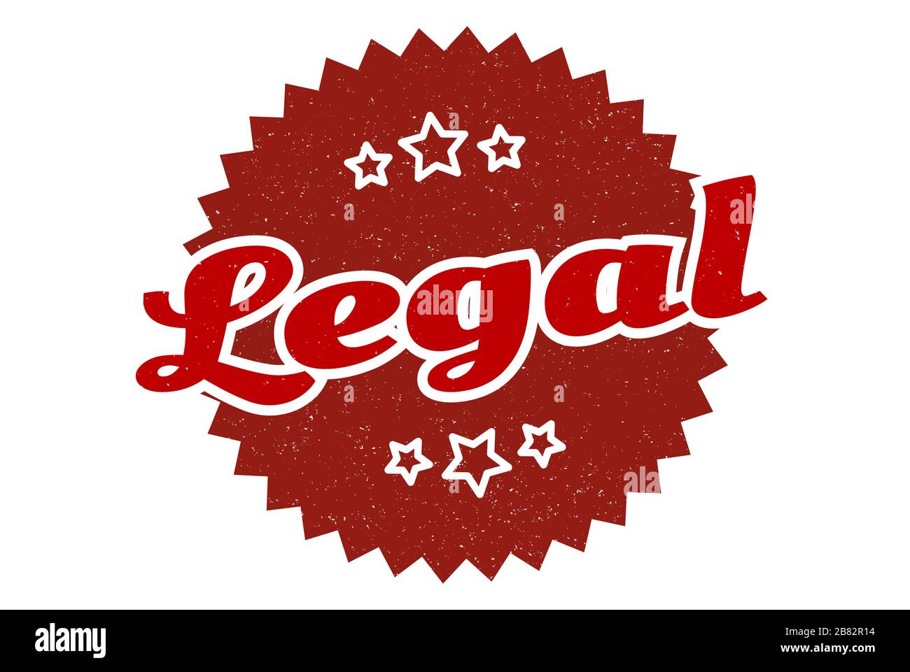 legal sign. legal round vintage retro label. legal Stock Vector Image ...